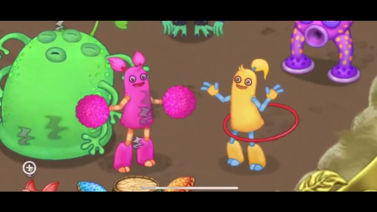 Hoola + PomPom duet (Gold Island) (msm) - YouTube