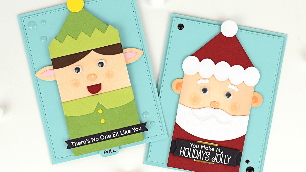 Creating Interactive Holiday Cards | Christmas Crew Die-namics - YouTube