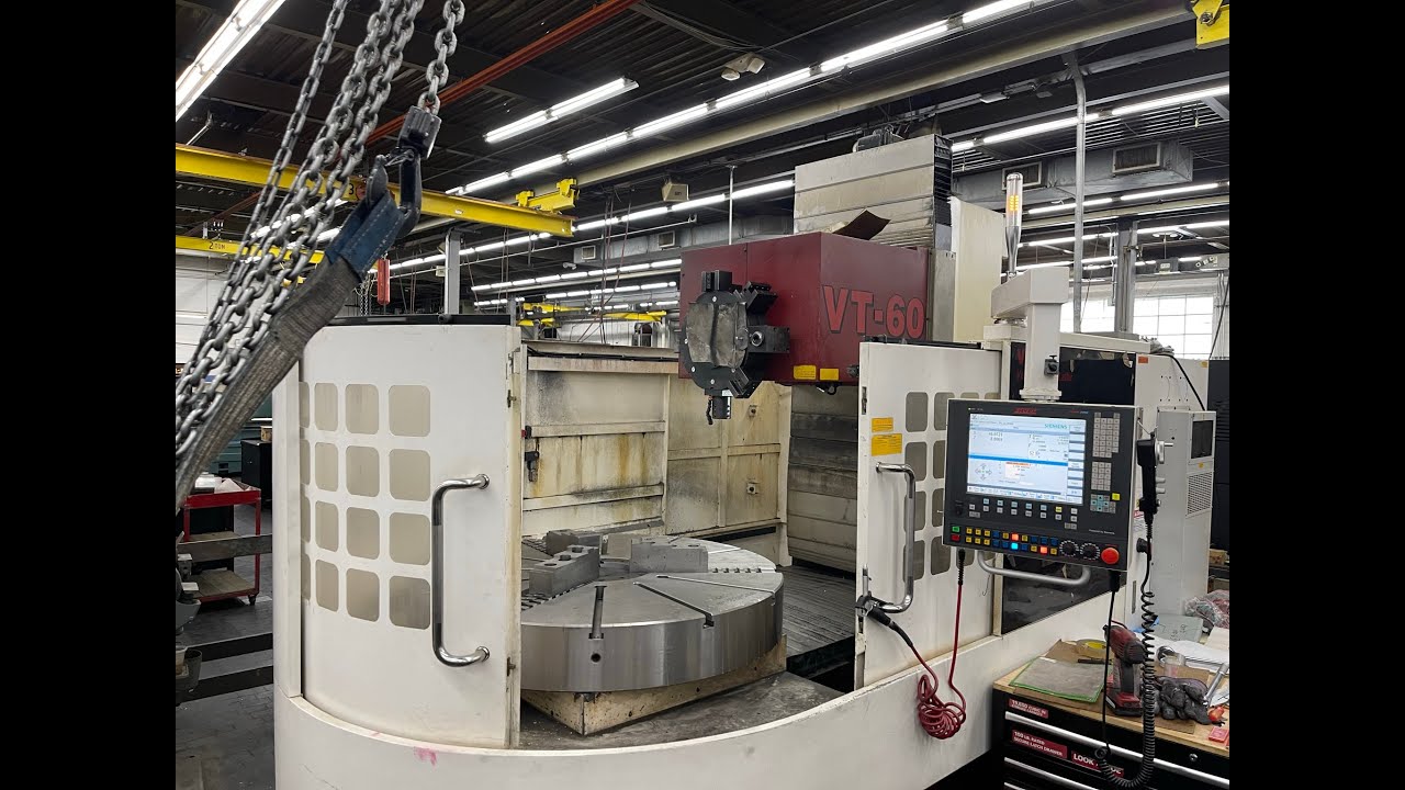 FRYER VT-60 VERTICAL TURRET LATHE - YouTube