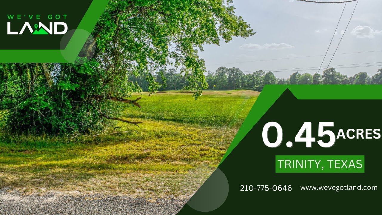 Land For Sale - 0.45 Acres in Trinity County, TX - YouTube