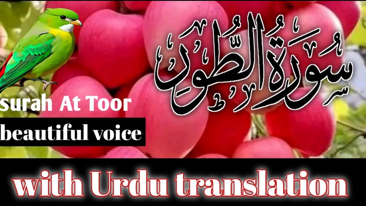 Deenphelao #surah at toor #quran #beautiful #surahtoor #Surah Toor with ...