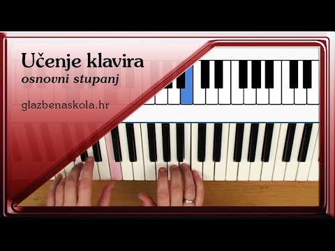 Sviranje klavira, učenje klavira za početnike