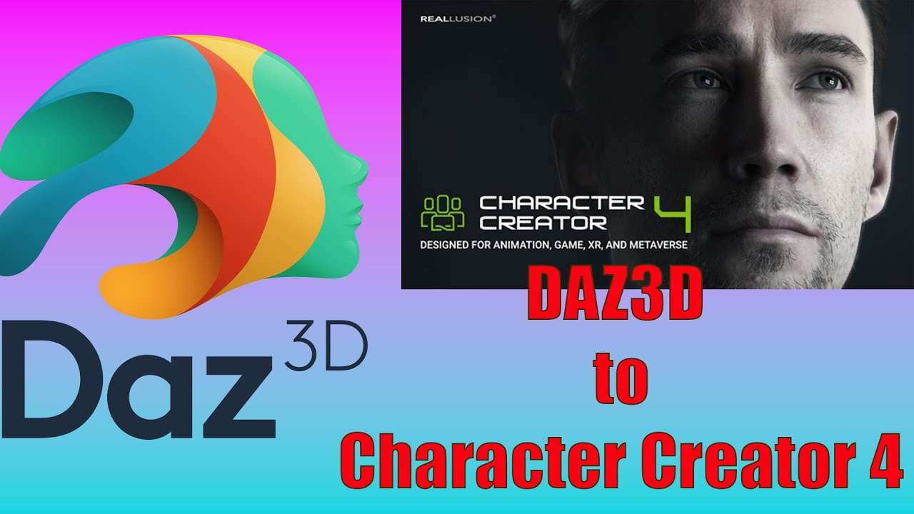 Import and repair DAZ Genesis 8 Character in Character Creator 4 - YouTube
