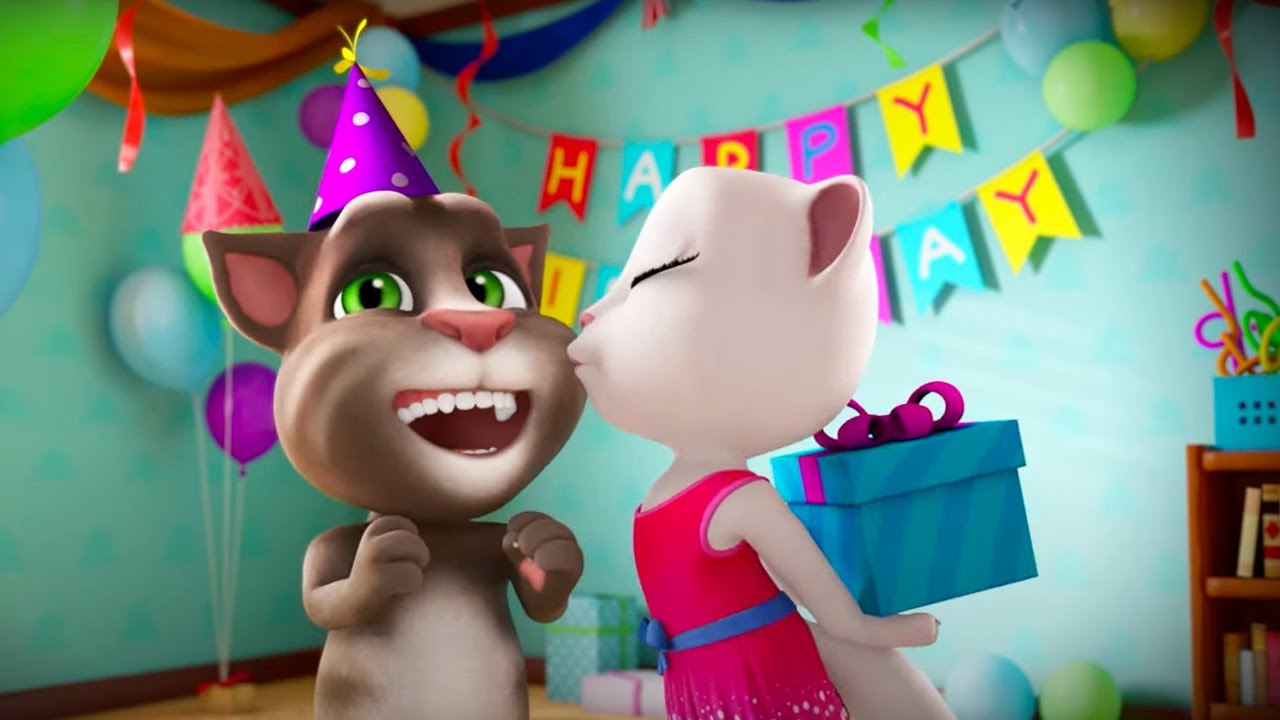 Happy Birthday! | Talking Tom & Friends | Season 1 Marathon | Cartoons ...