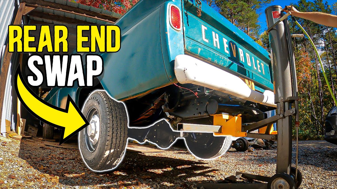 FULL HOW TO: Rear End Swap | CHEVY C20 Truck (CUMMINS SWAP PROJECT ...