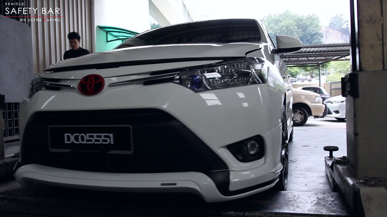 UltraRacing | Toyota Vios with UltraRacing Stabilizer Bar - YouTube