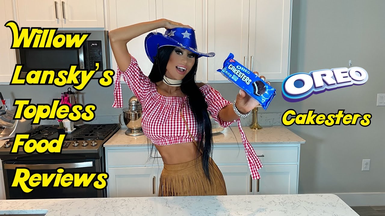 Willow Lansky's Topless Food Reviews Oreo Cakesters - YouTube