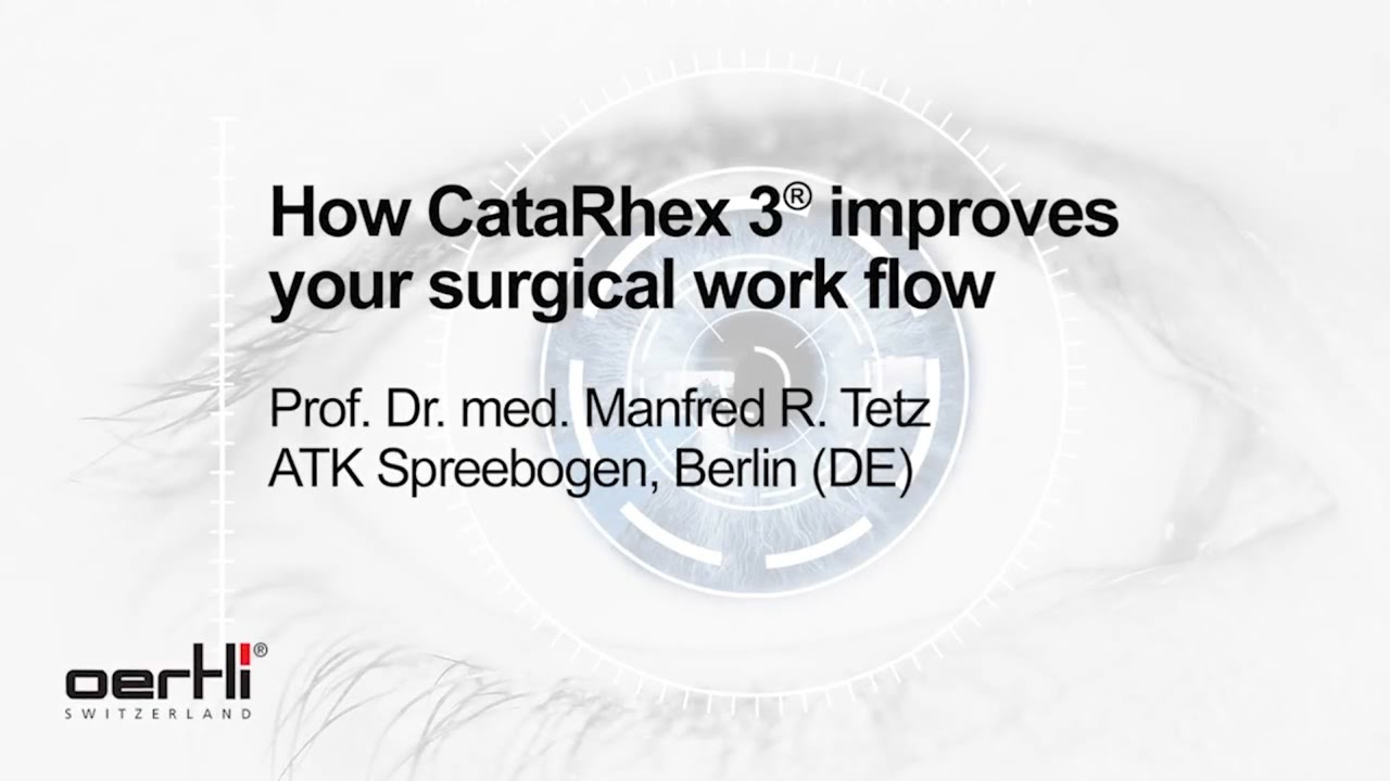 Showcase: How the CataRhex 3 improves the surgical work flow - YouTube