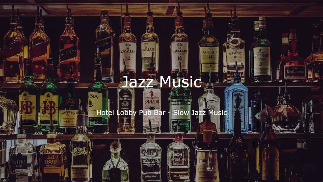 Jazz Music l Slow lounge band music l Hotel Lobby bar, Relaxing, Stress ...