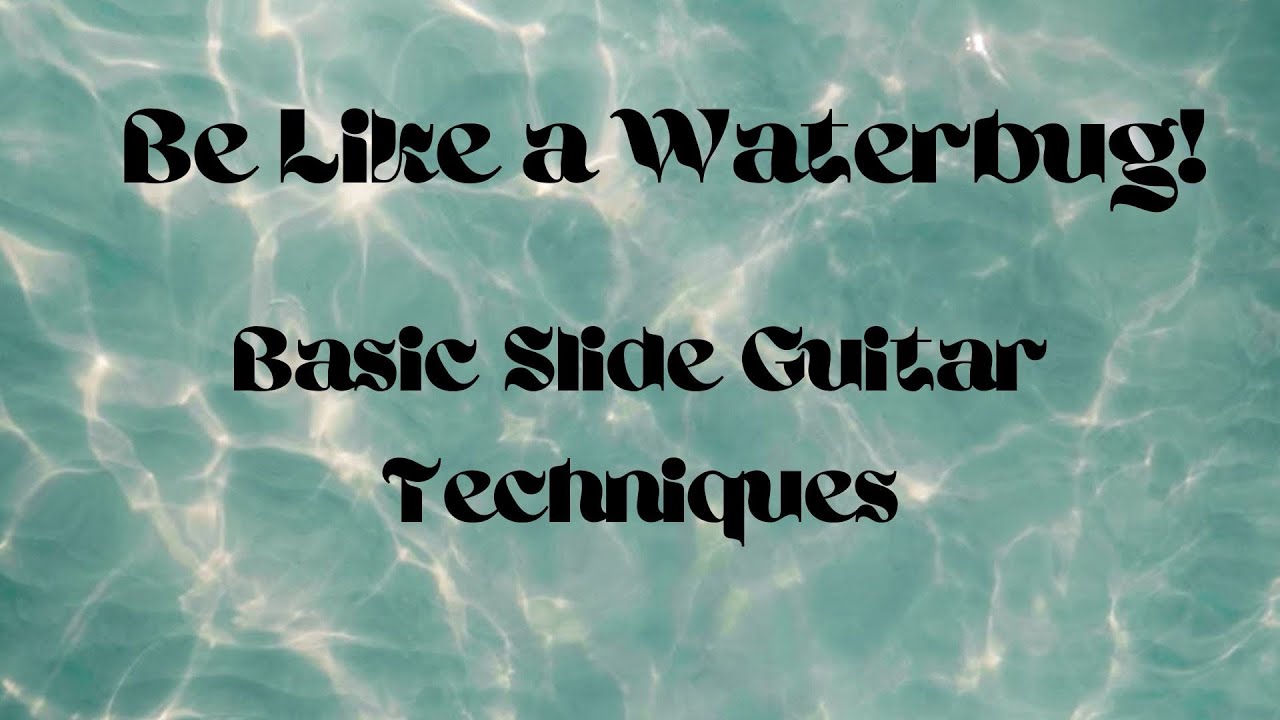 Be Like a Waterbug!!! - YouTube