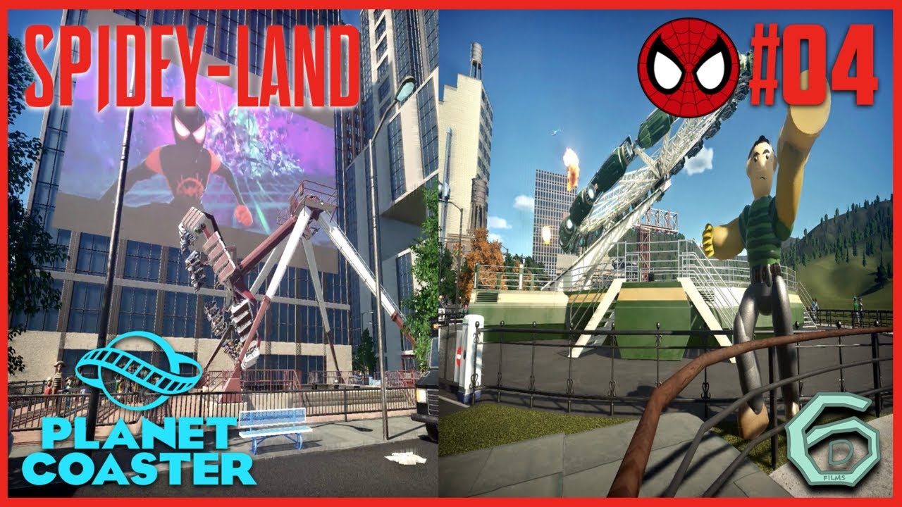 Planet Coaster: Spidey-Land #04: Sandman & Kingpin Rides! - YouTube