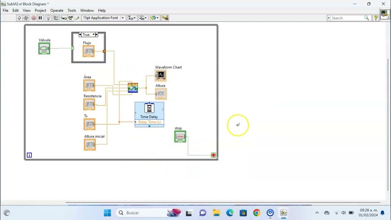 Simulacion con Sub VI - YouTube