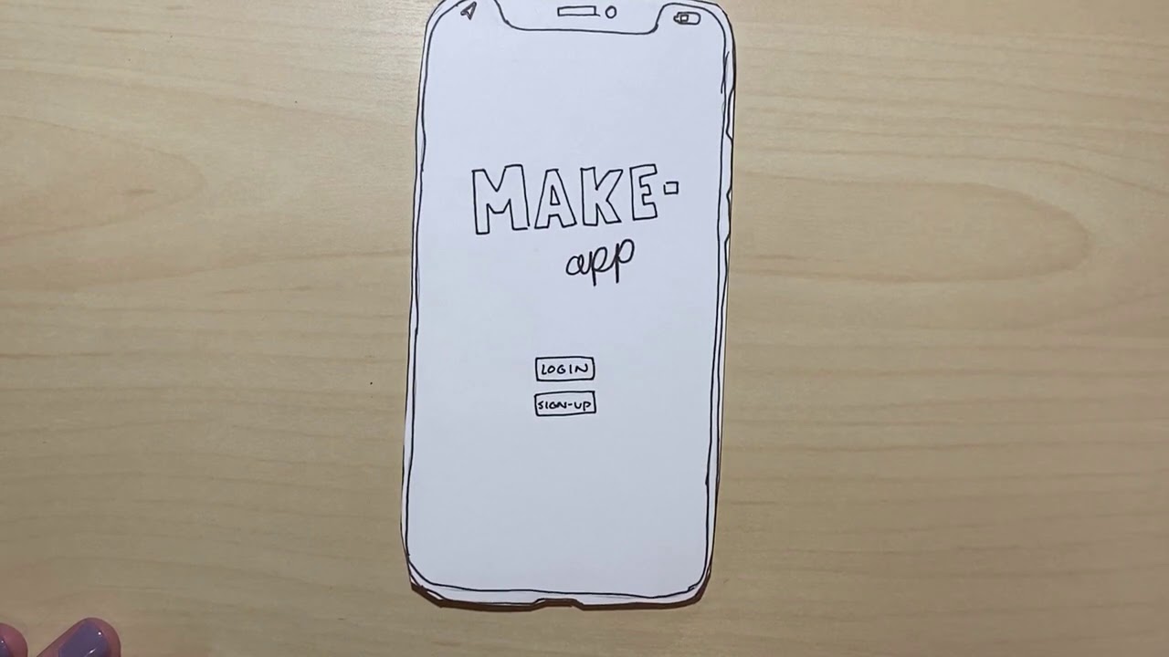 Make-App Paper Prototype (DIG2500) - YouTube