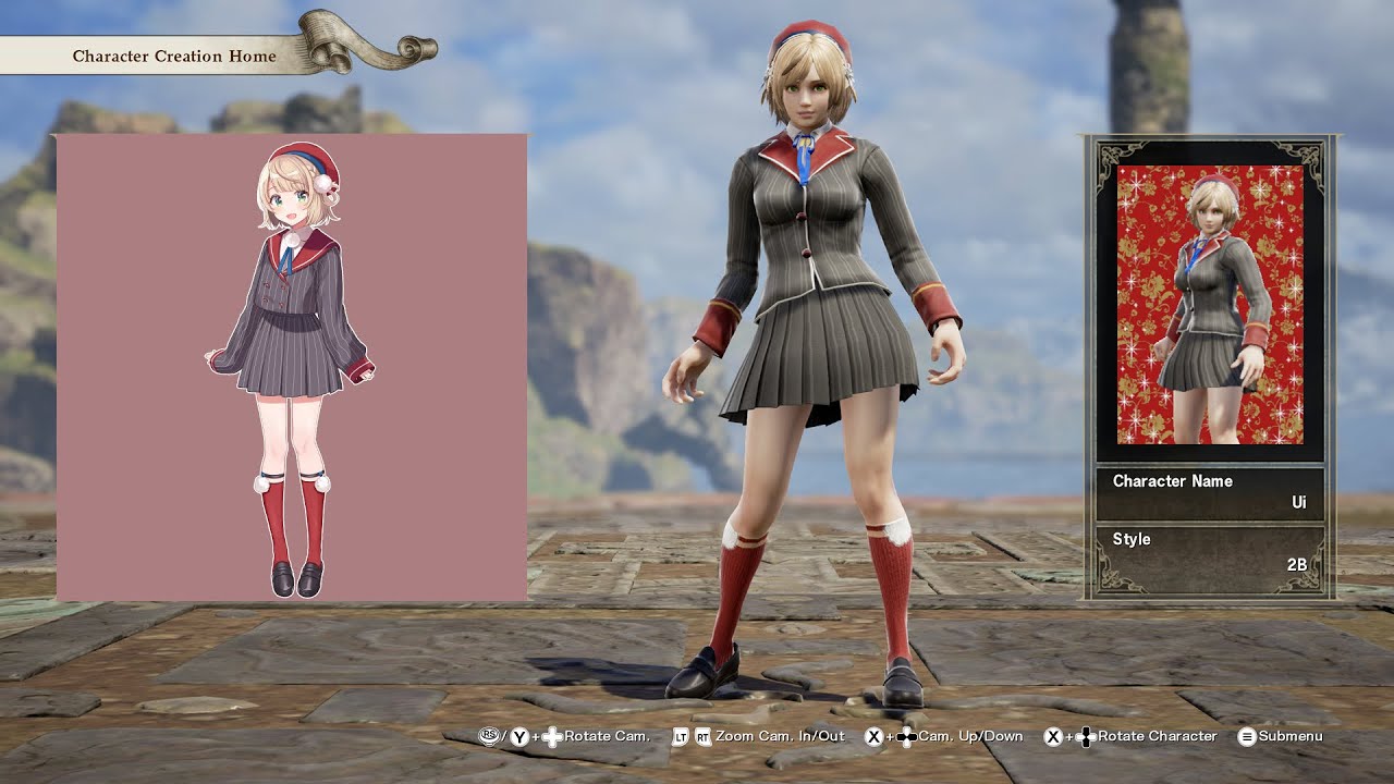 SoulCalibur 6; Shigure Ui (Ui-mama) custom character video guide by ...