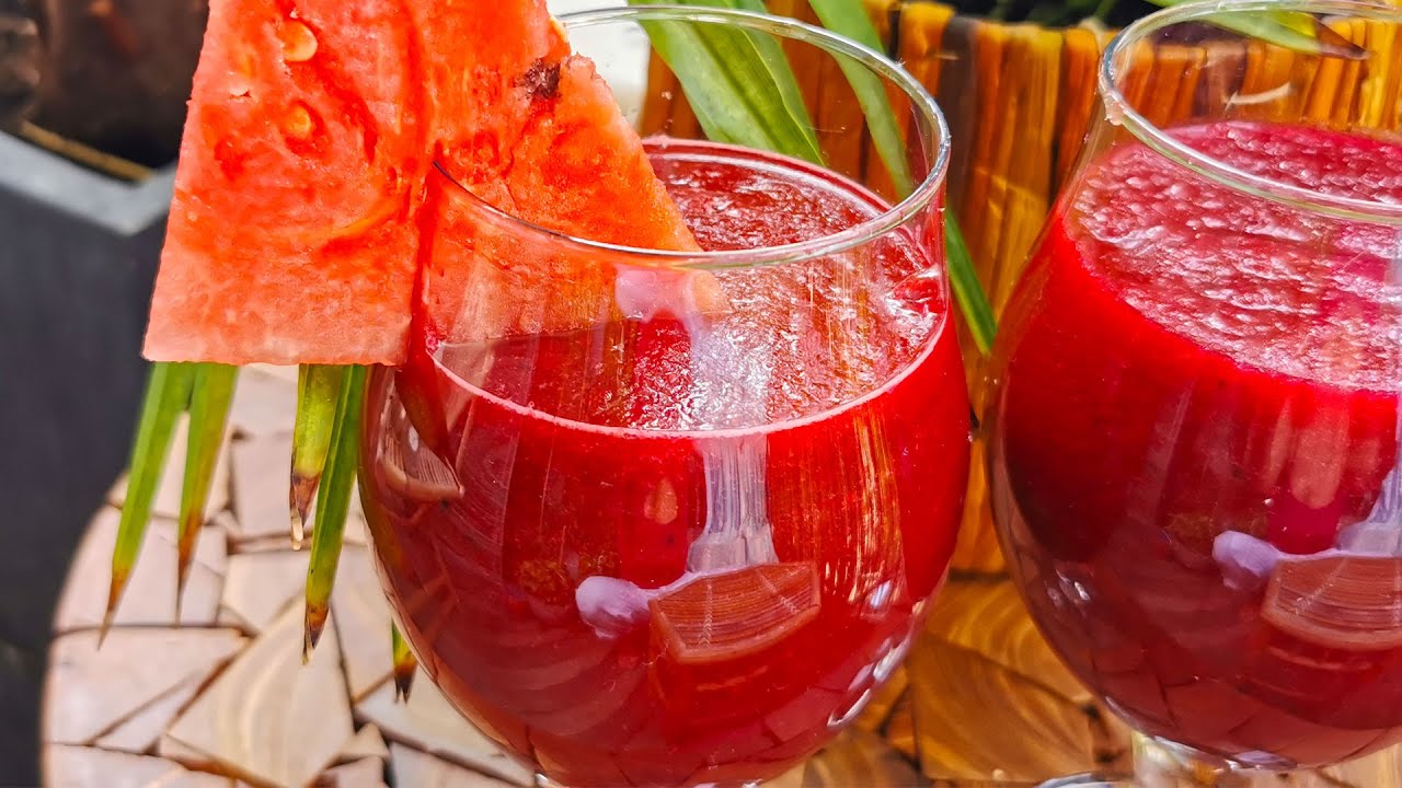 Cooked Beetroot Watermelon Smoothie! - YouTube