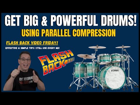 GET HUGE DRUMS! When Mixing Using Parallel Compression - YouTube