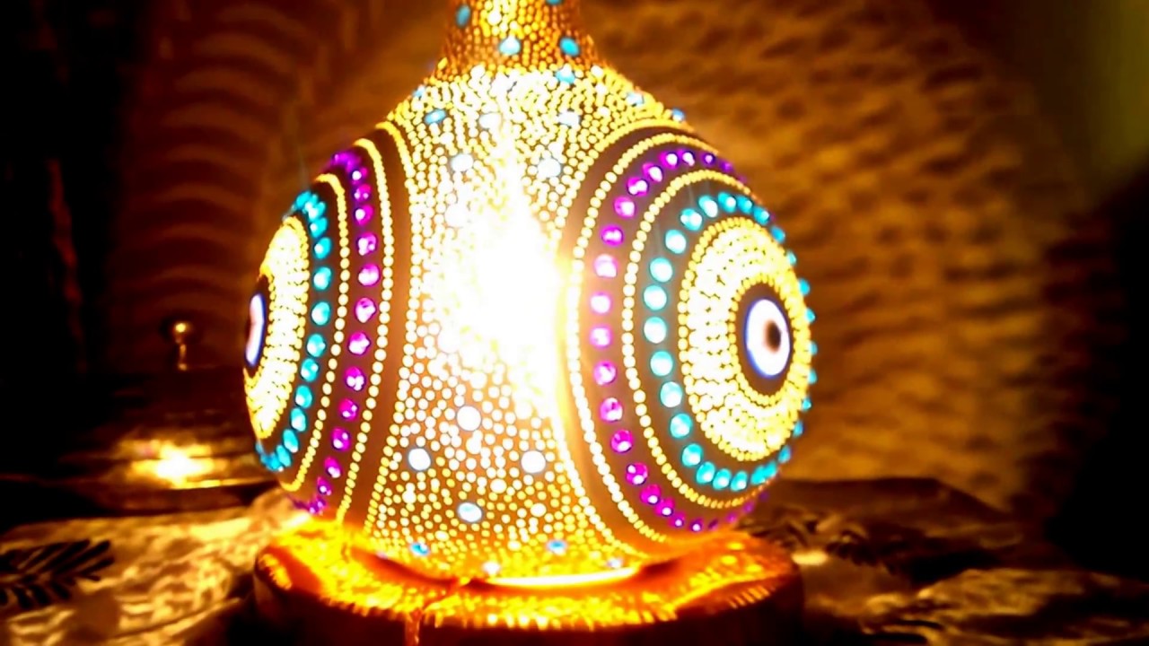 Best Seller 2017 Evil Eye Theme Handmade Gourd Light Lighting Design ...