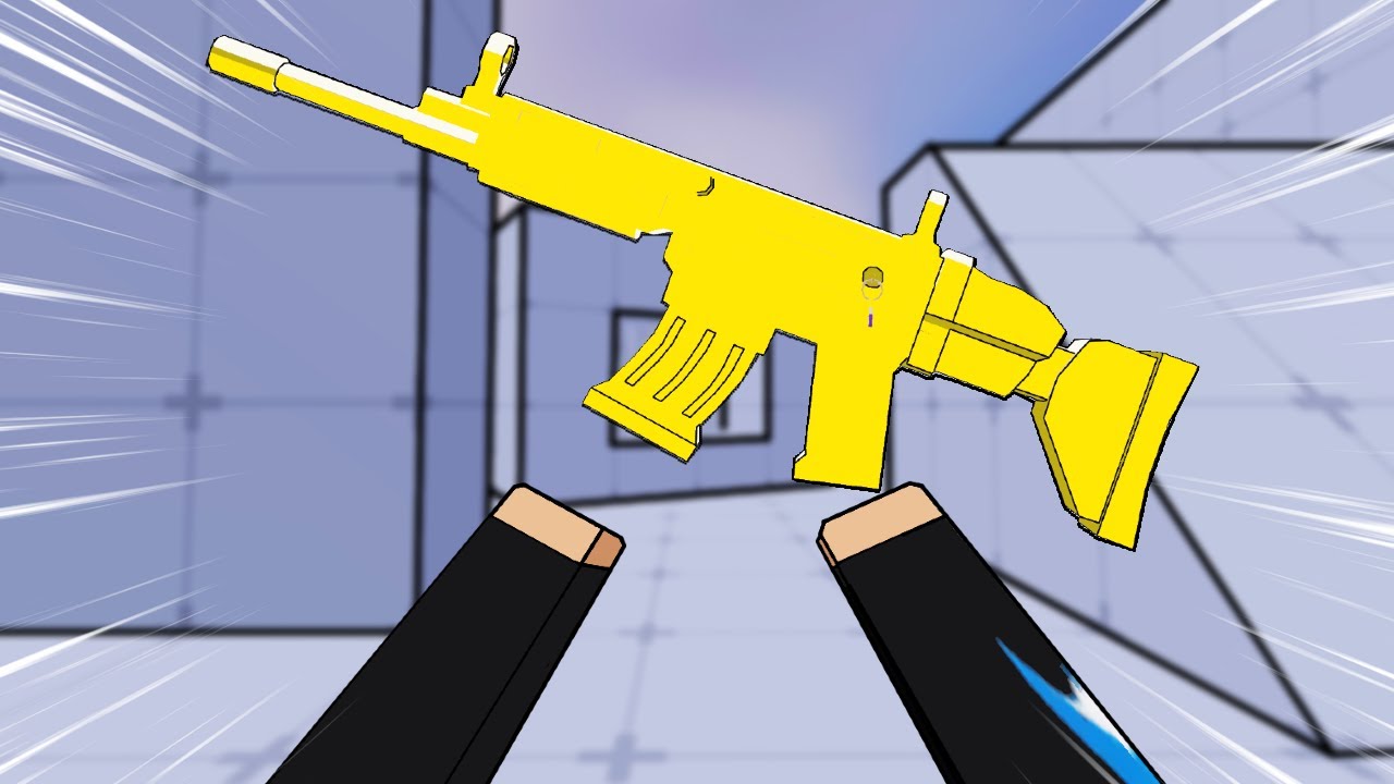 So I unlocked the GOLDEN AR in Roblox Rivals... - YouTube