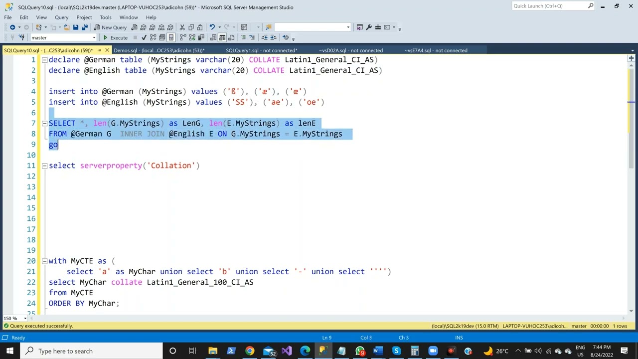 Collations Ascii And Unicode Hebrew Edition Youtube 8975