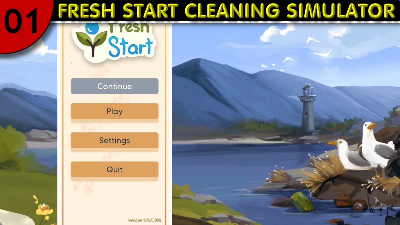 (01) FRESH START CLEANING SIMULATOR = Gameplay - YouTube