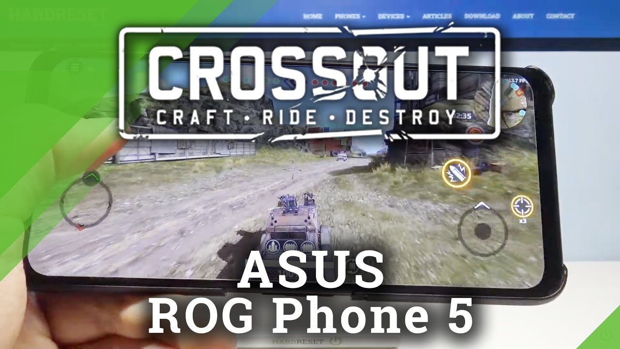 Crossout Mobile on ASUS ROG Phone 5 – Gaming Quality Checkup - YouTube