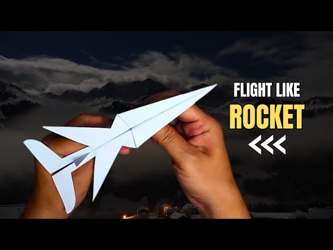 How to Make The Fastest Paper Airplane - YouTube