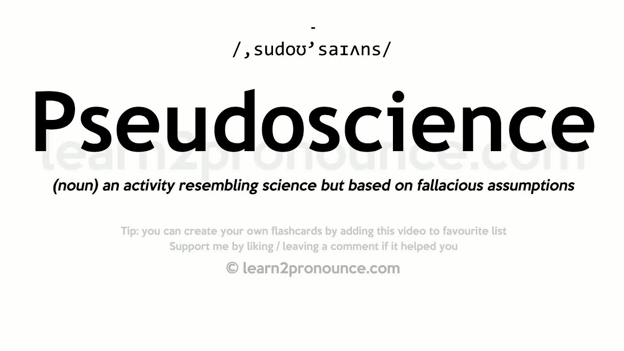 Pronunciation of Pseudoscience | Definition of Pseudoscience - YouTube