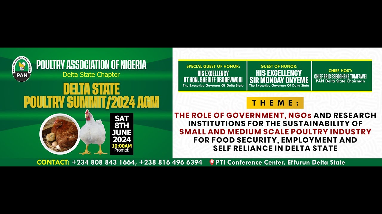 POULTRY ASSOCIATION OF NIGERIA || DELTA STATE CHAPTER || DELTA STATE ...