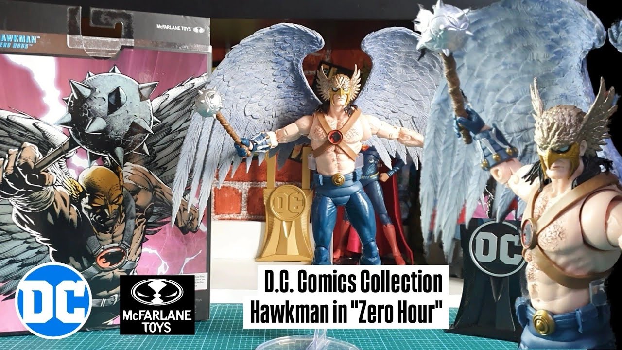 Hawkman "Zero Hour" on McFarlane Collector Edition - YouTube