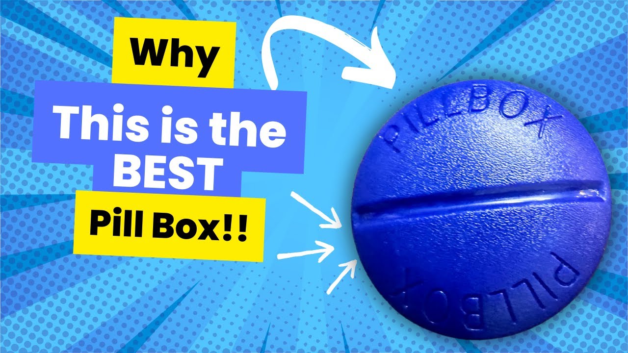 Review and Demo of Pill Box Round for Travel - YouTube