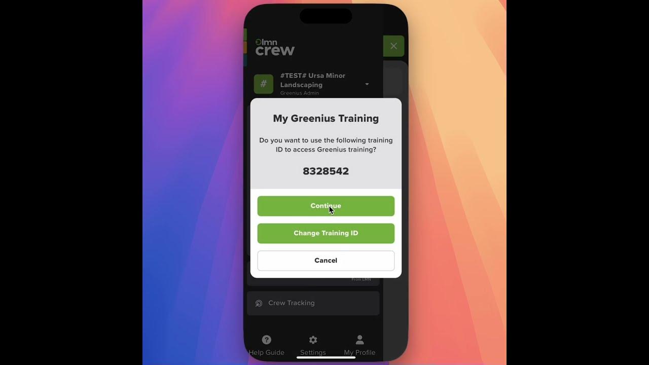 LMN Crew app + Greenius - YouTube