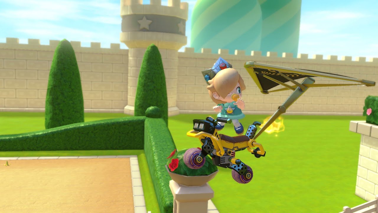 Mario Kart 8 DX (Online) | Baby Rosalina - Varmint - Cyber Slick wheels ...