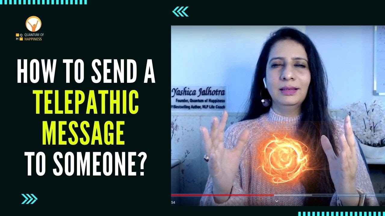 TELEPATHY 100% Send A TELEPATHIC MESSAGE To Anyone. Law of Attraction ...