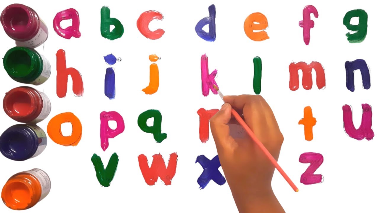 ABCD alphabet lowercase letter tracing for toddlers | Learn abcd ...