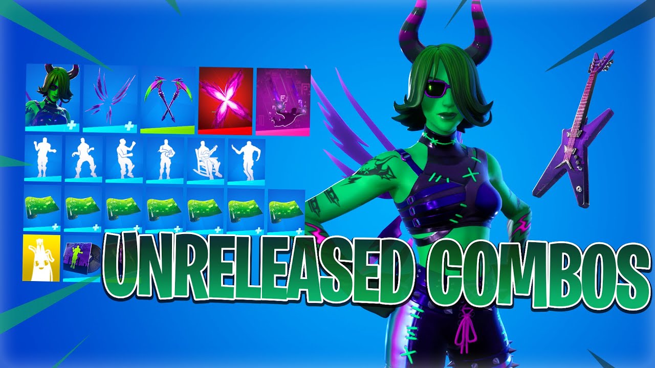 Combos With Unreleased Fortnite Skins! (Ravina) [#8] - YouTube