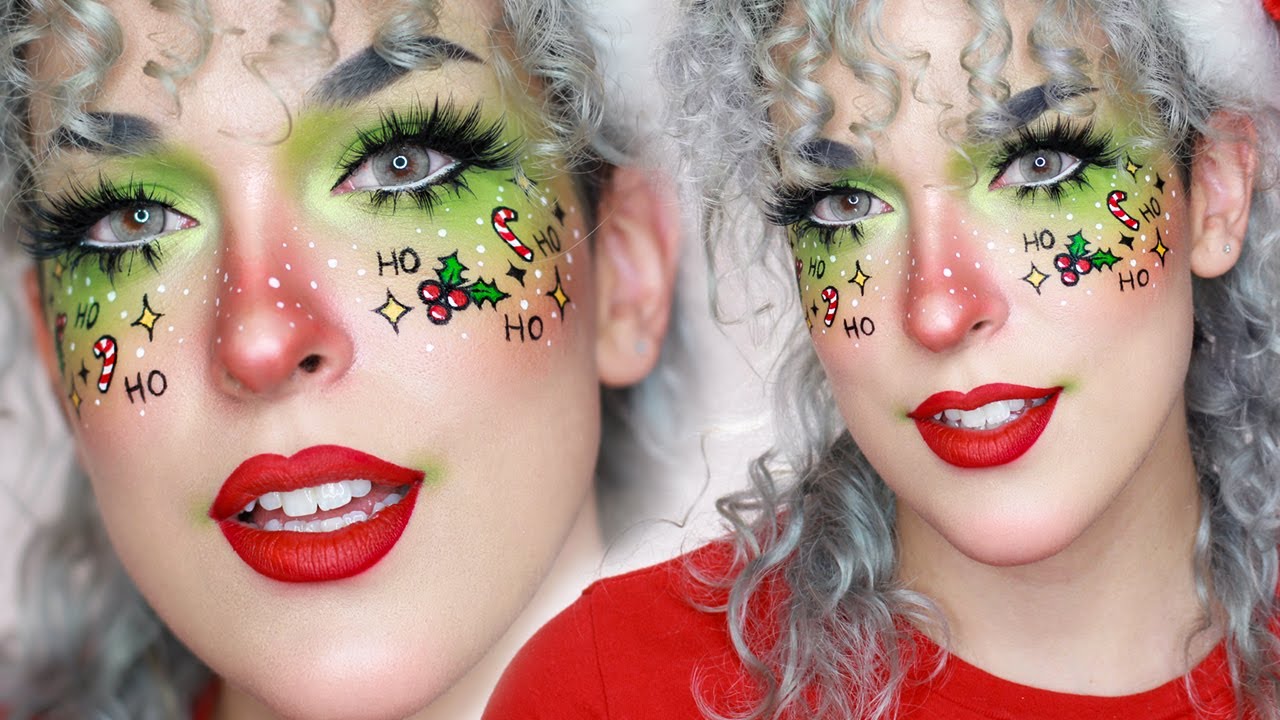 HOLIDAY FRECKLES | Cute Christmas Makeup Tutorial - YouTube