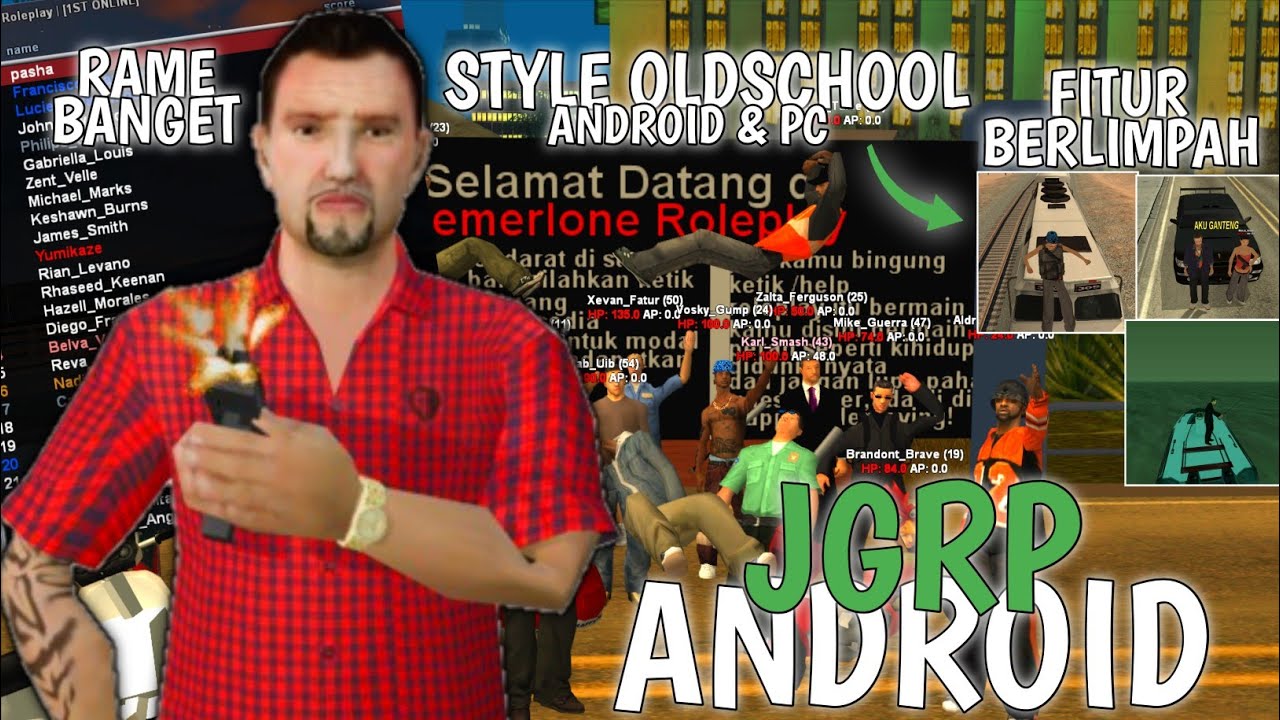 KOTA ANDROID MIRIP JGRP! SERVER VIRAL RAME!! REVIEW SERVER GTA SAMP ROLEPLAY - YouTube