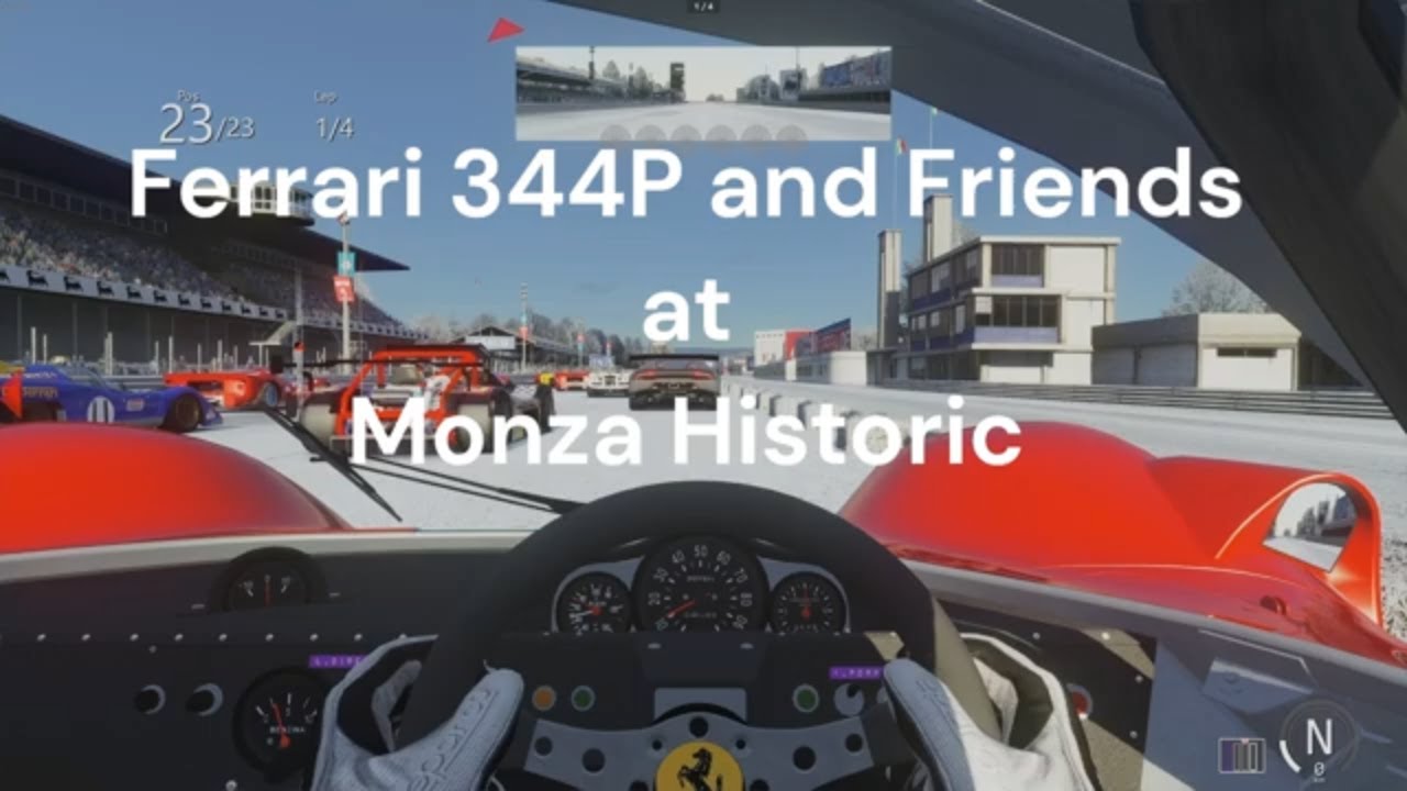 Ferrari 344P and Friends at Monza Classic - YouTube
