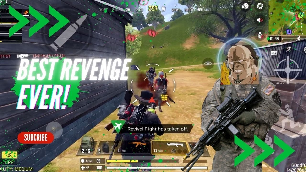 Best Call of Duty Mobile Revenge - battle Royal - COD Solo VS Squad ...