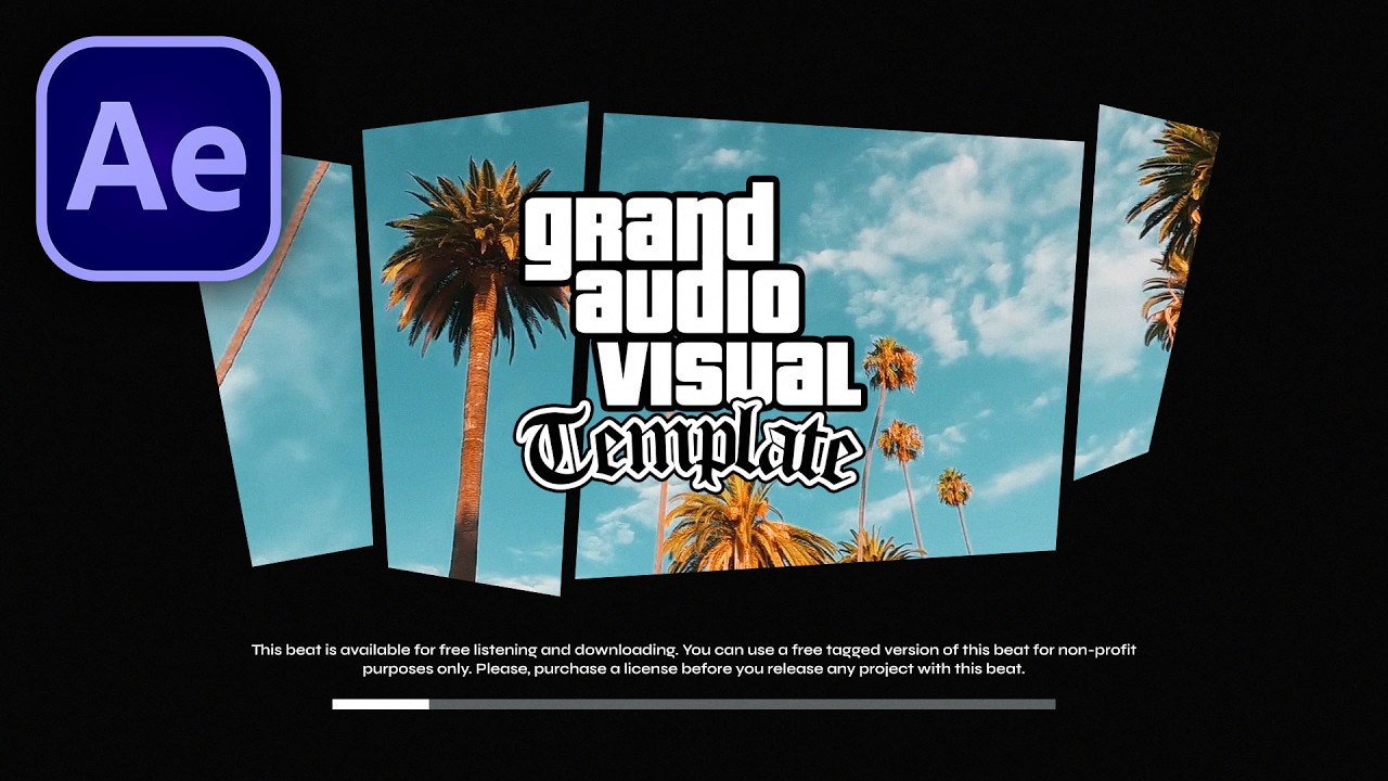 Grand - Audio visualization template for After Effects | GTA style ...