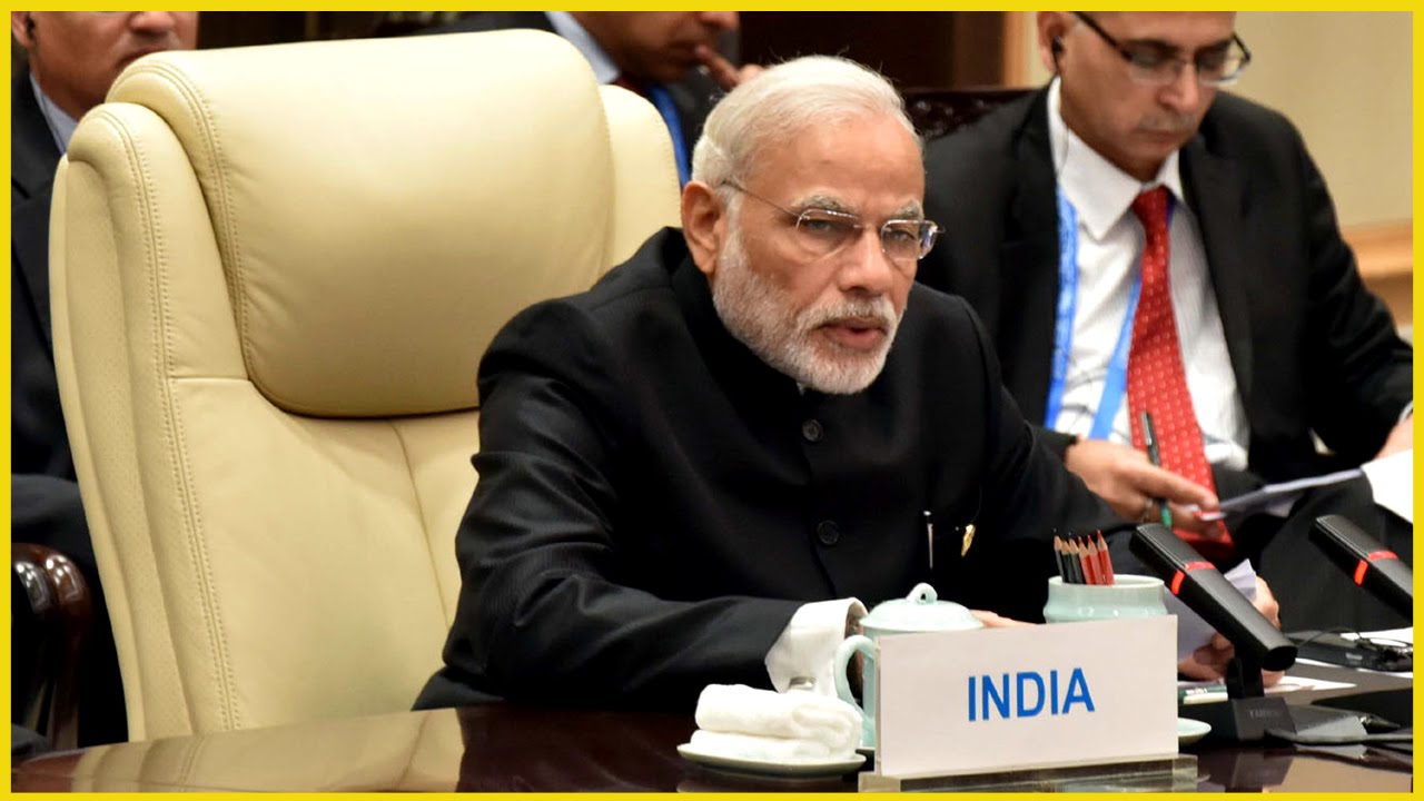PM Modi attends BRICS leaders' meeting in Hangzhou | PMO - YouTube