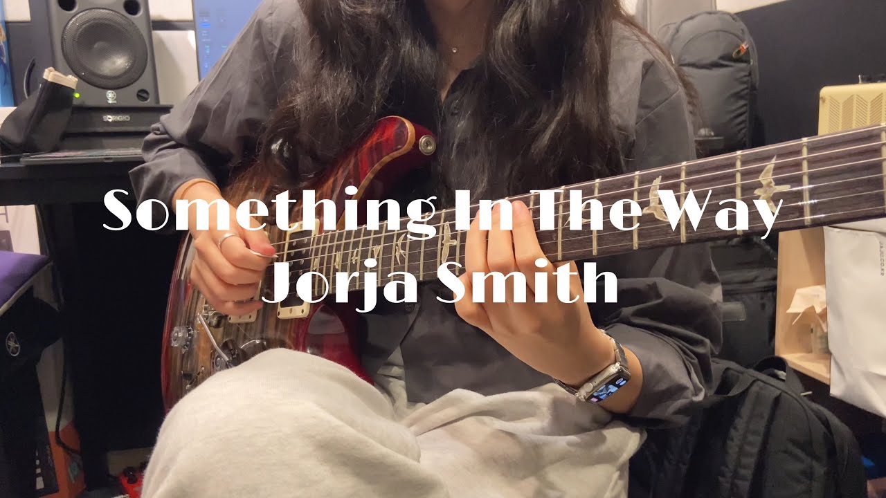 [Guitar cover] jorja smith - something in the way 기타 솔로 커버 - YouTube