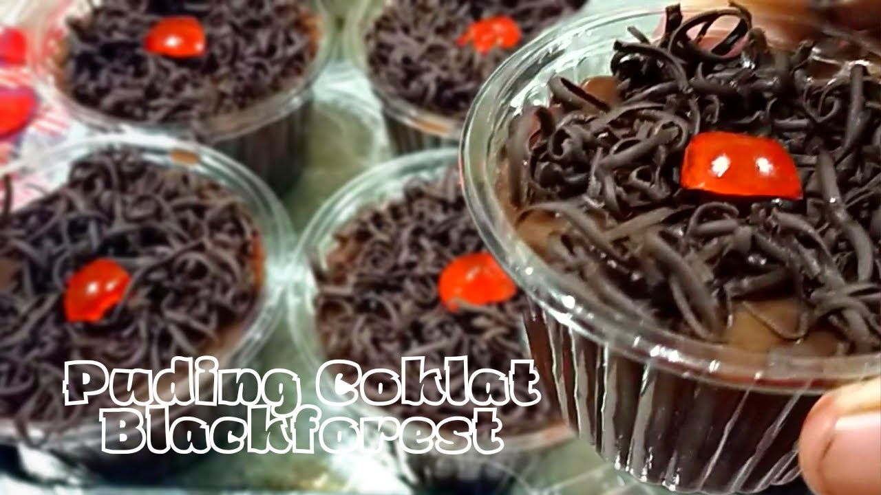 Puding Coklat Blackforest Mini, Cocok Buat Arisan Dan Isian Snack Box ...