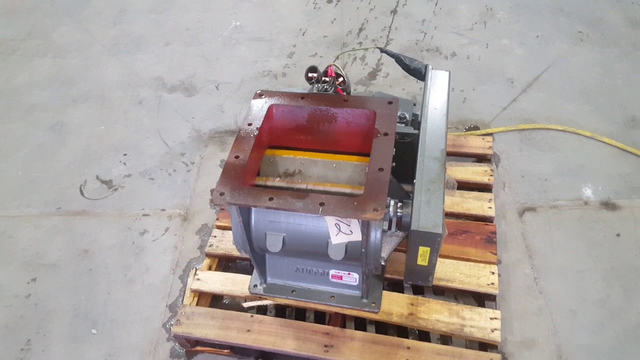12" Square Rotolok Rotary Valve - YouTube
