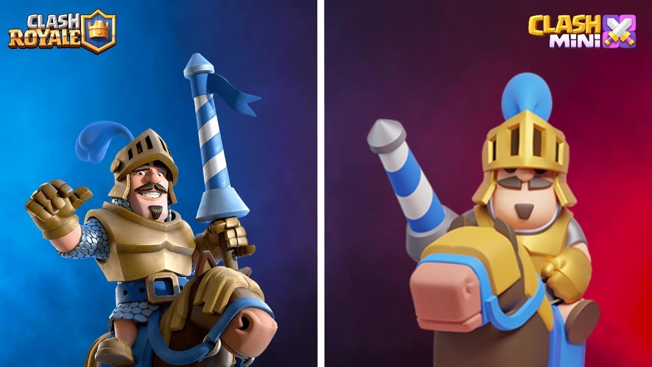 Prince in Clash Royale VS Clash Mini - YouTube