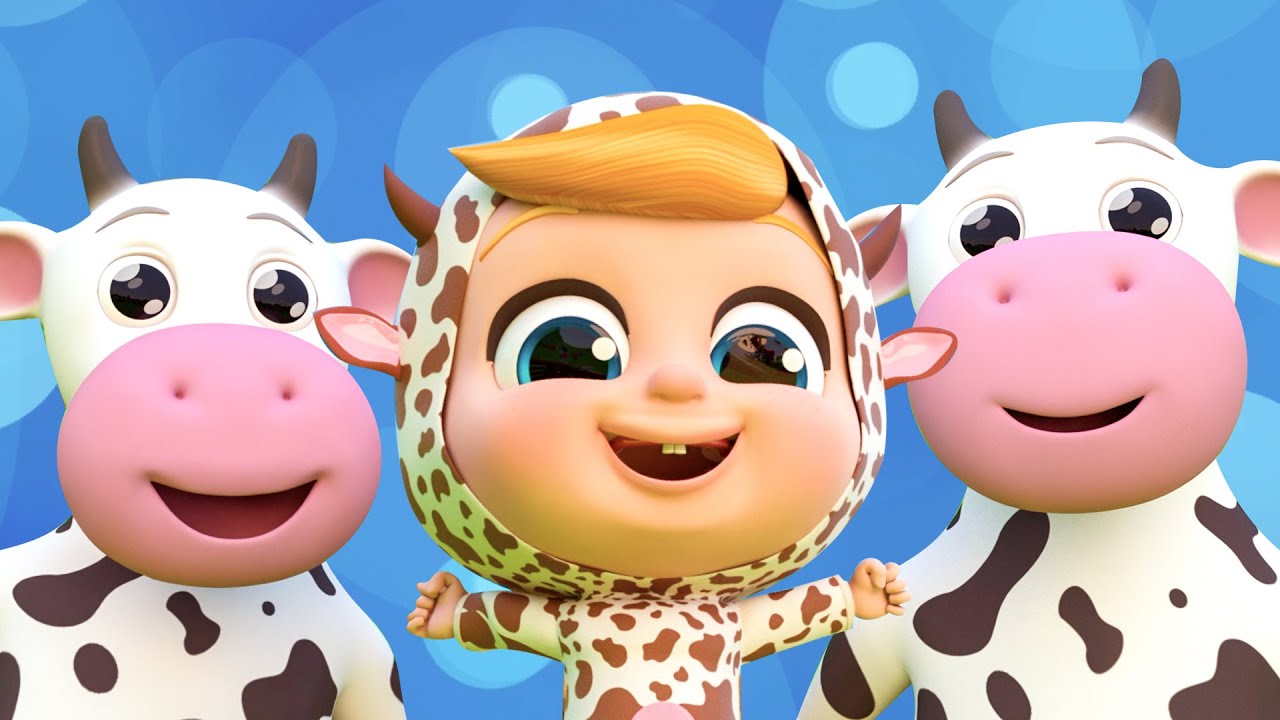 Five Little Cows + More Fun Kids Nursery Rhymes & Children Songs - YouTube
