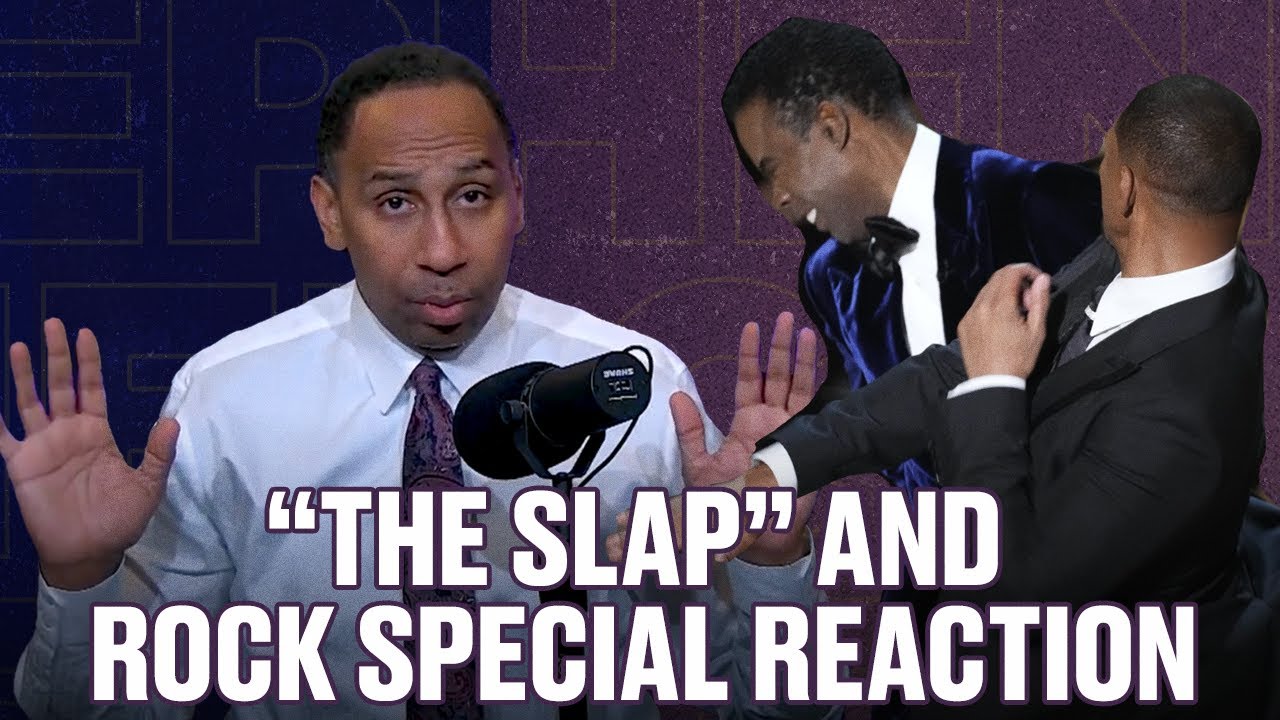 Stephen A. Smith FINALLY gives his take on “The Slap” after Chris Rock ...