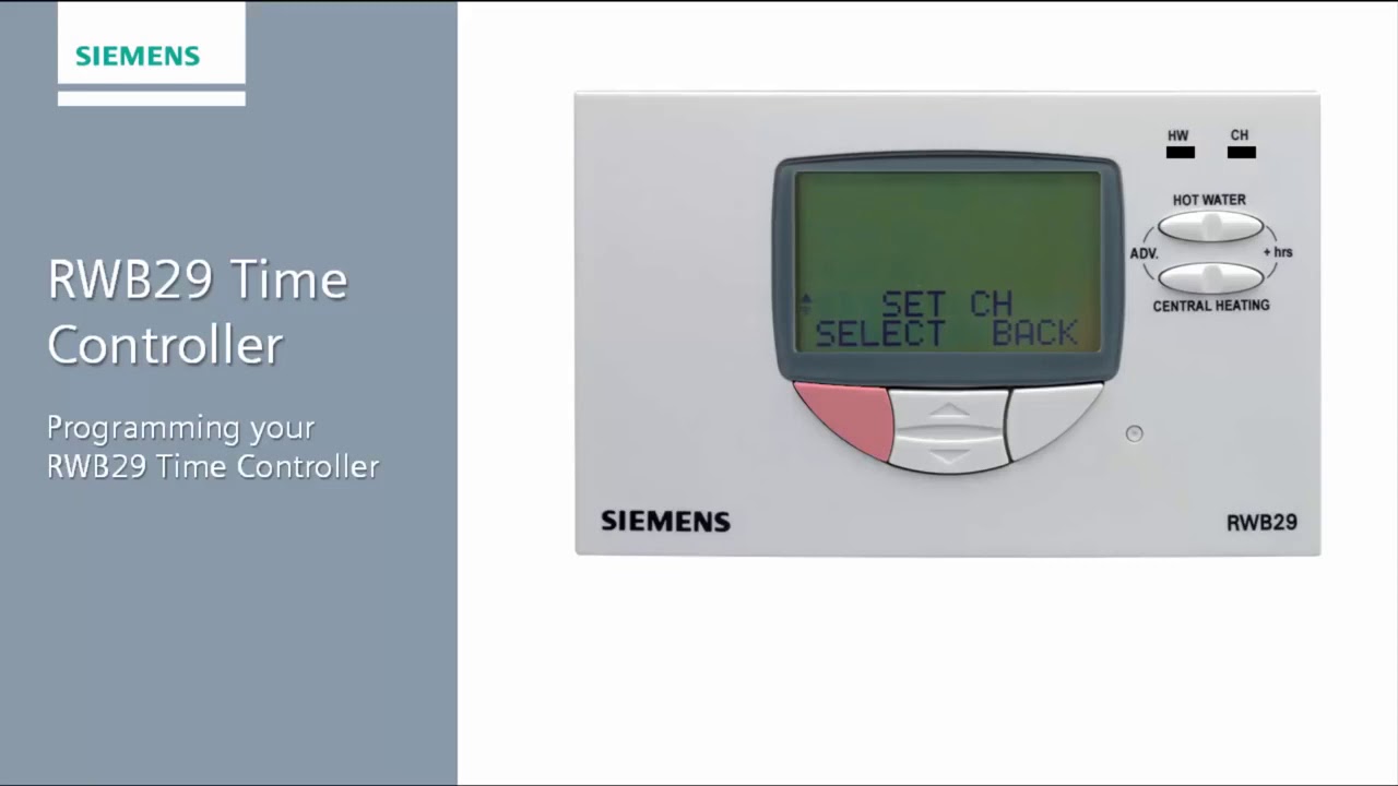 RWB29 - Programming your RWB29 time controller - YouTube