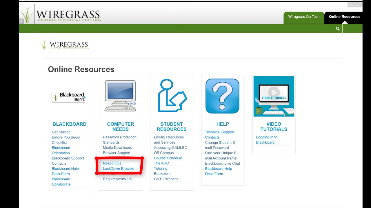 Wiregrass Tech Online Service - YouTube