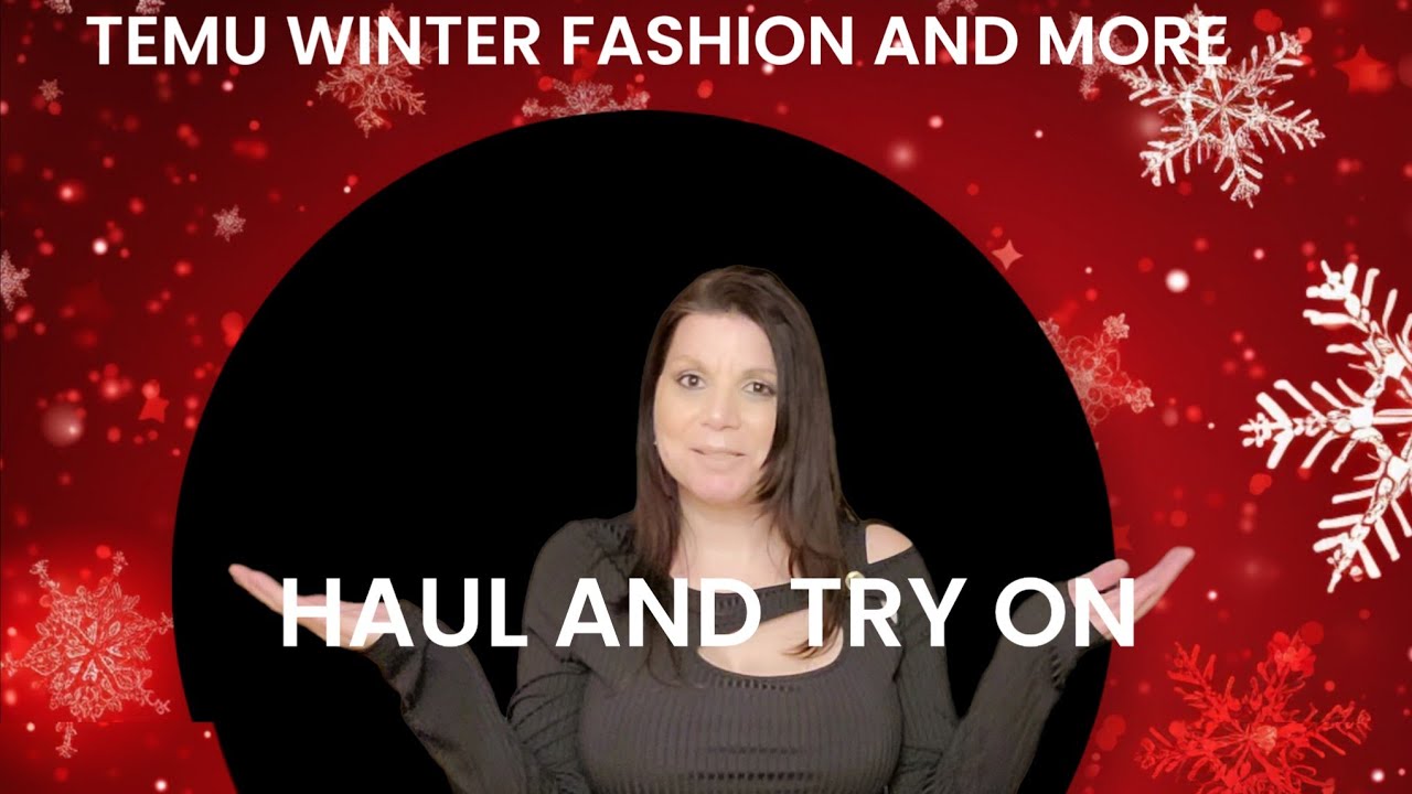 TEMU HOLIDAY LOOKS🎄 HAUL AND TRY ON☃️ ️2023 - YouTube